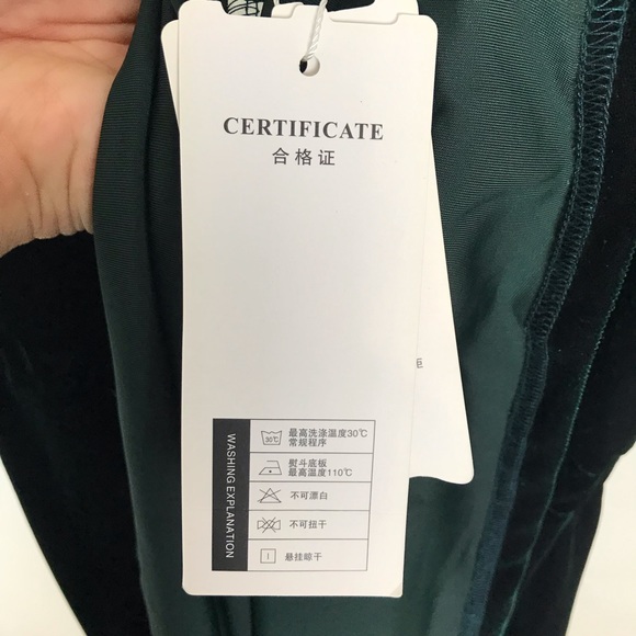 Yan Lin | Dresses | Yam Lin Vintage Suede Emerald Green Dress Large ...